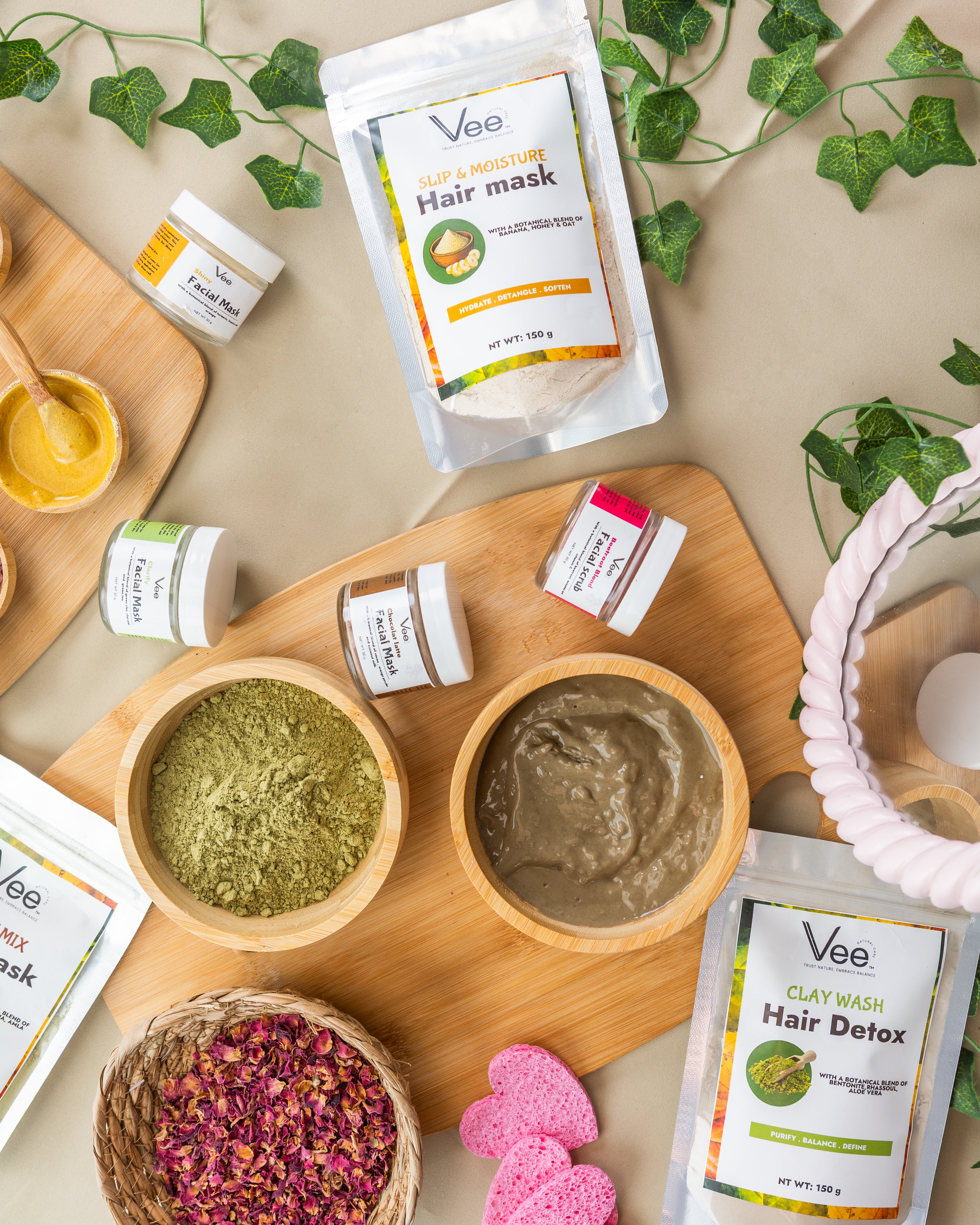 Face & Hair Customizable masks – Vee Natural Care